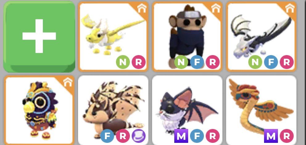 Adopt Me Pets - Neon, Fly, Ride, Mega Fly Ride, Video Gaming, Gaming ...