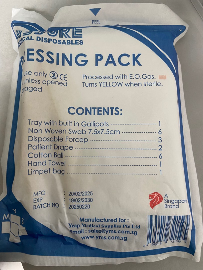 Assure Medical Dressing Pack - Sterile, Health & Nutrition, Medical ...