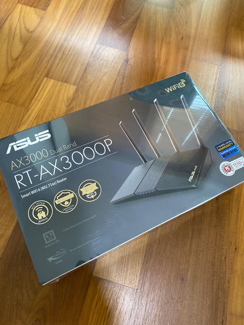 ASUS RT-AX3000P Dual Band WiFi 6 Router, Computers & Tech, Parts ...