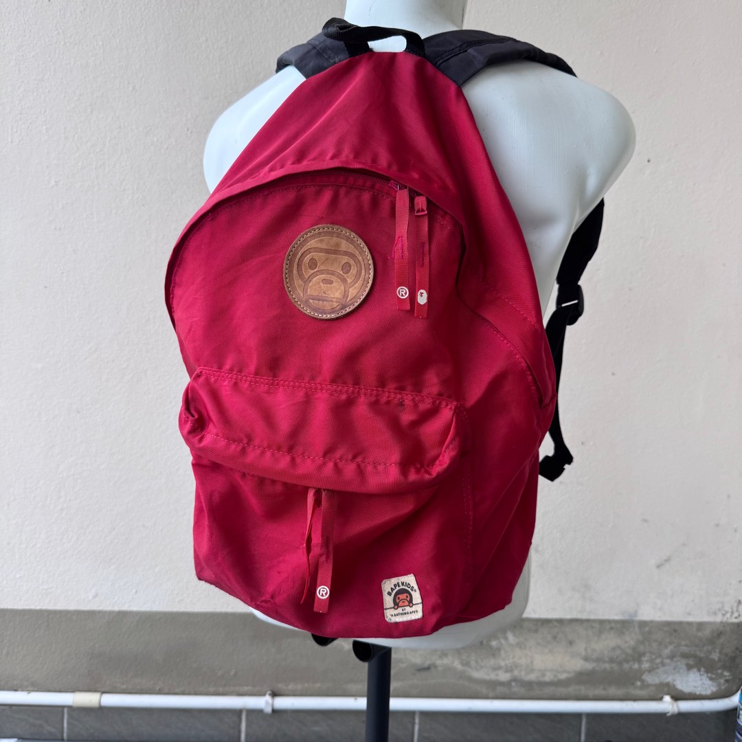 Bape Kids A Bathing Ape Nylon Backpack, Men's Fashion, Bags, Backpacks ...