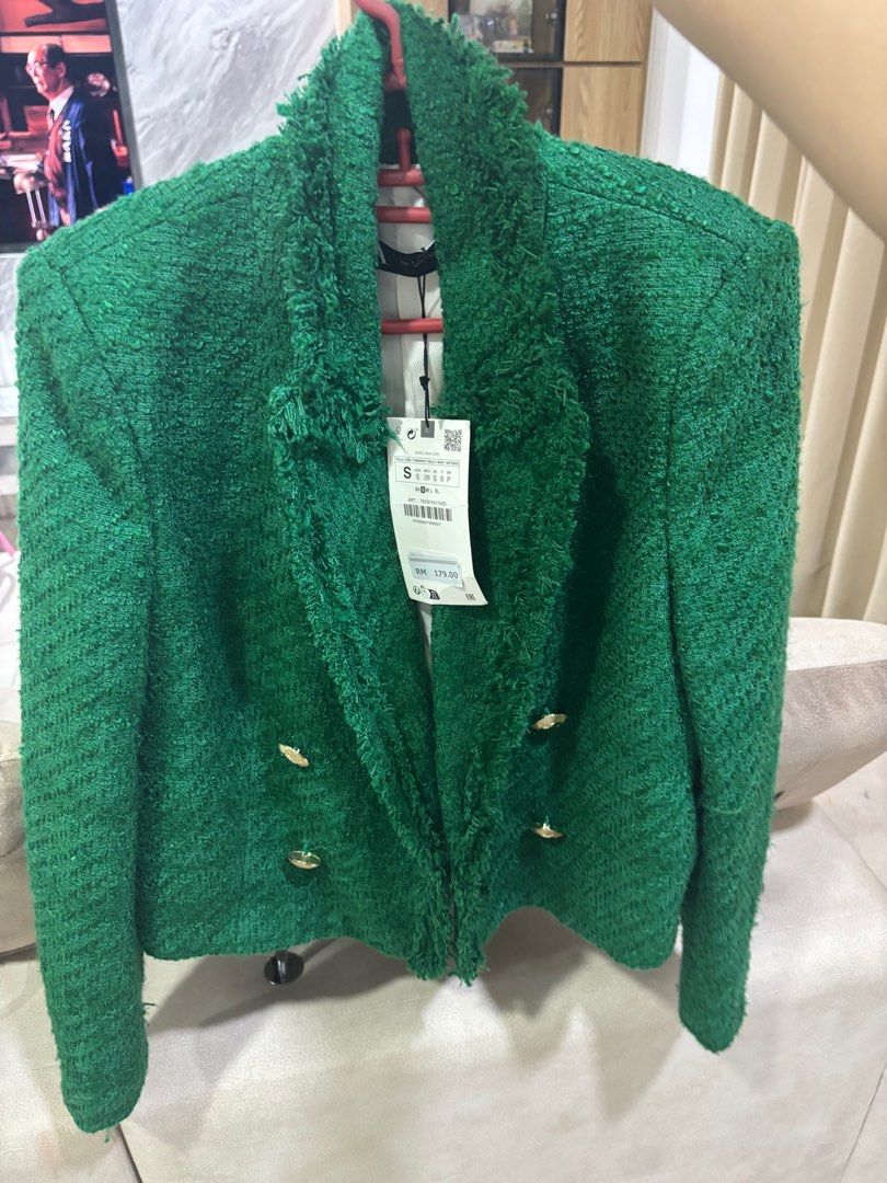 Blazzer zara, Women's Fashion, Coats, Jackets and Outerwear on Carousell