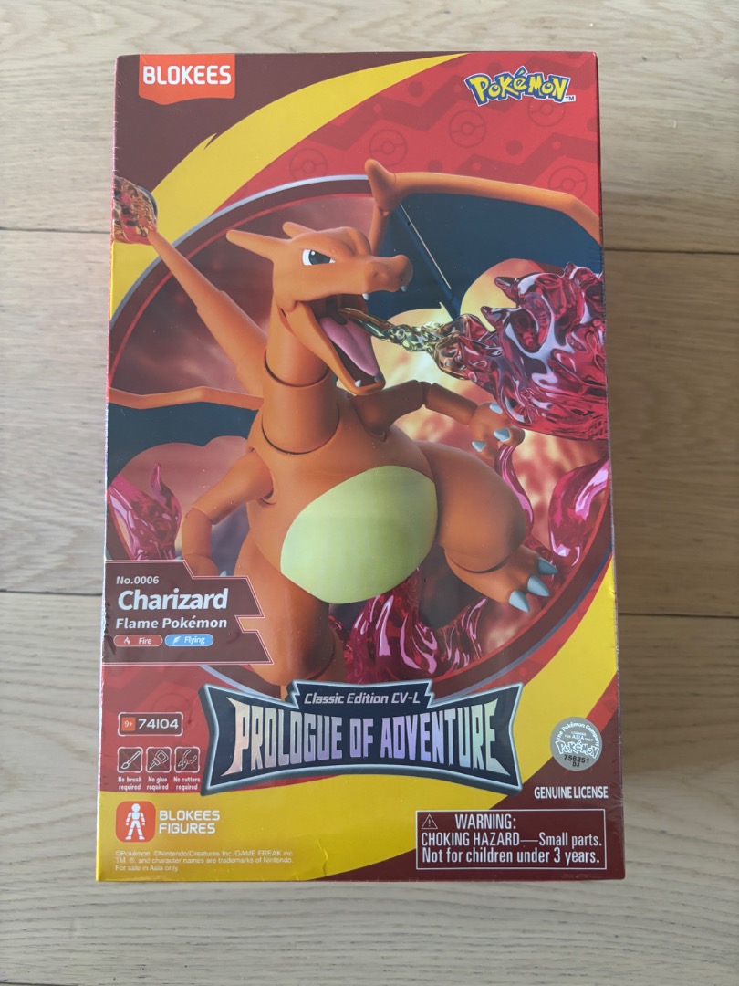 Blokee's Pokemon Charizard Figure, 興趣及遊戲, 玩具 & 遊戲類 - Carousell