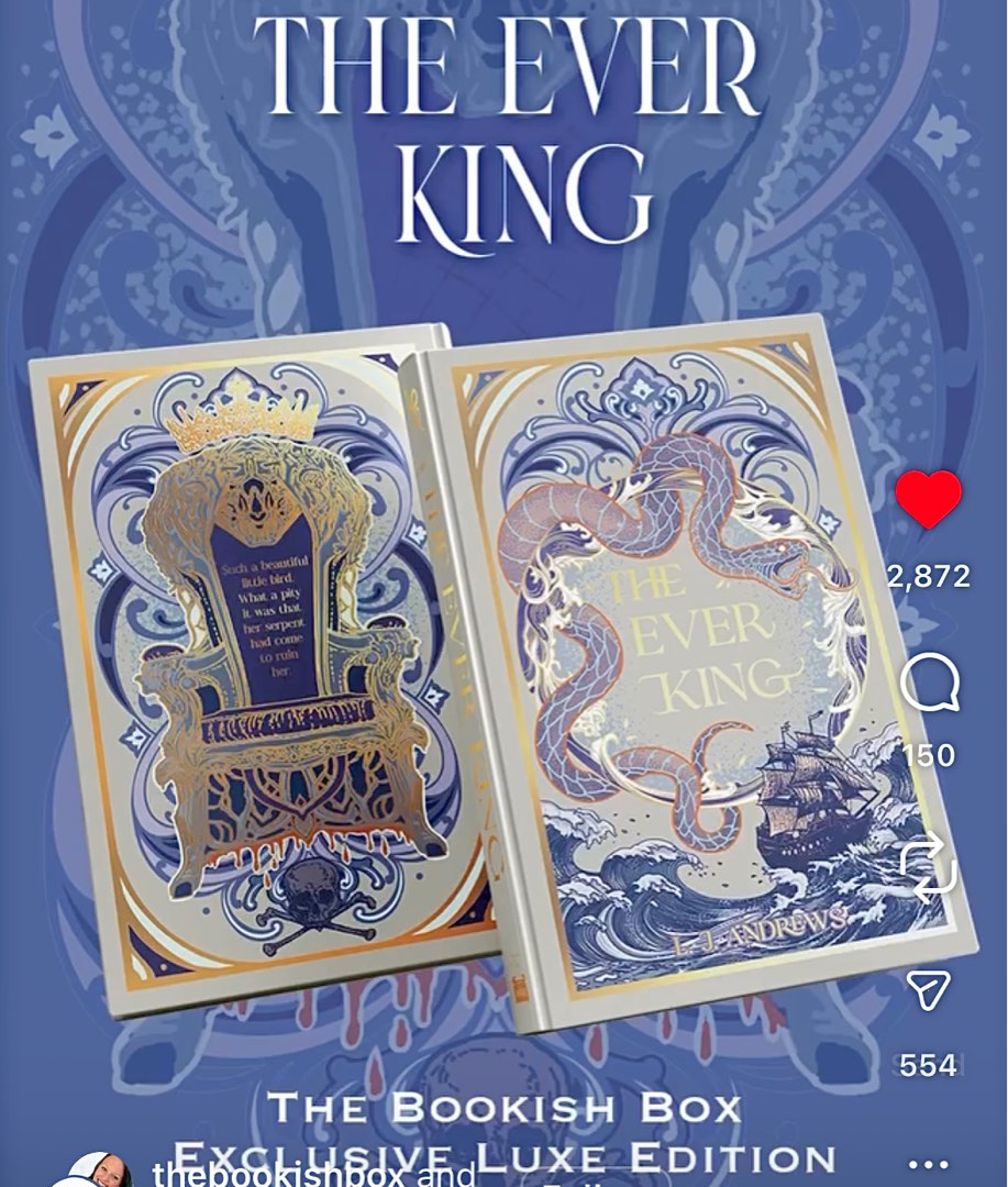 BOOKISH BOX BB The Ever Seas Duology by LJ Andrews: The Ever King, The ...