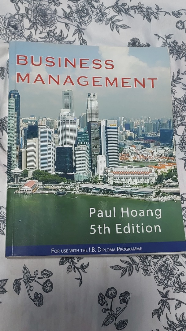 Business Management Textbook - Paul Hoang 5th Edition, Hobbies & Toys ...