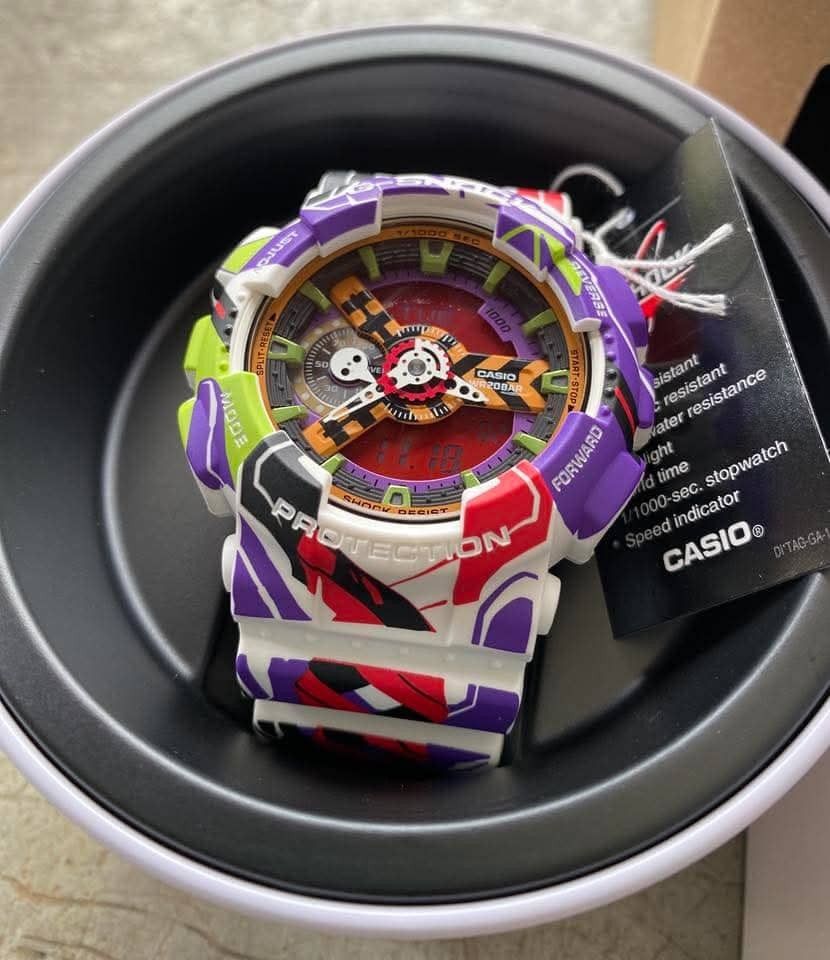 Casio G-Shock x Evangelion GA-110EVA-30-7A, Men's Fashion, Watches & Accessories, Watches on ...