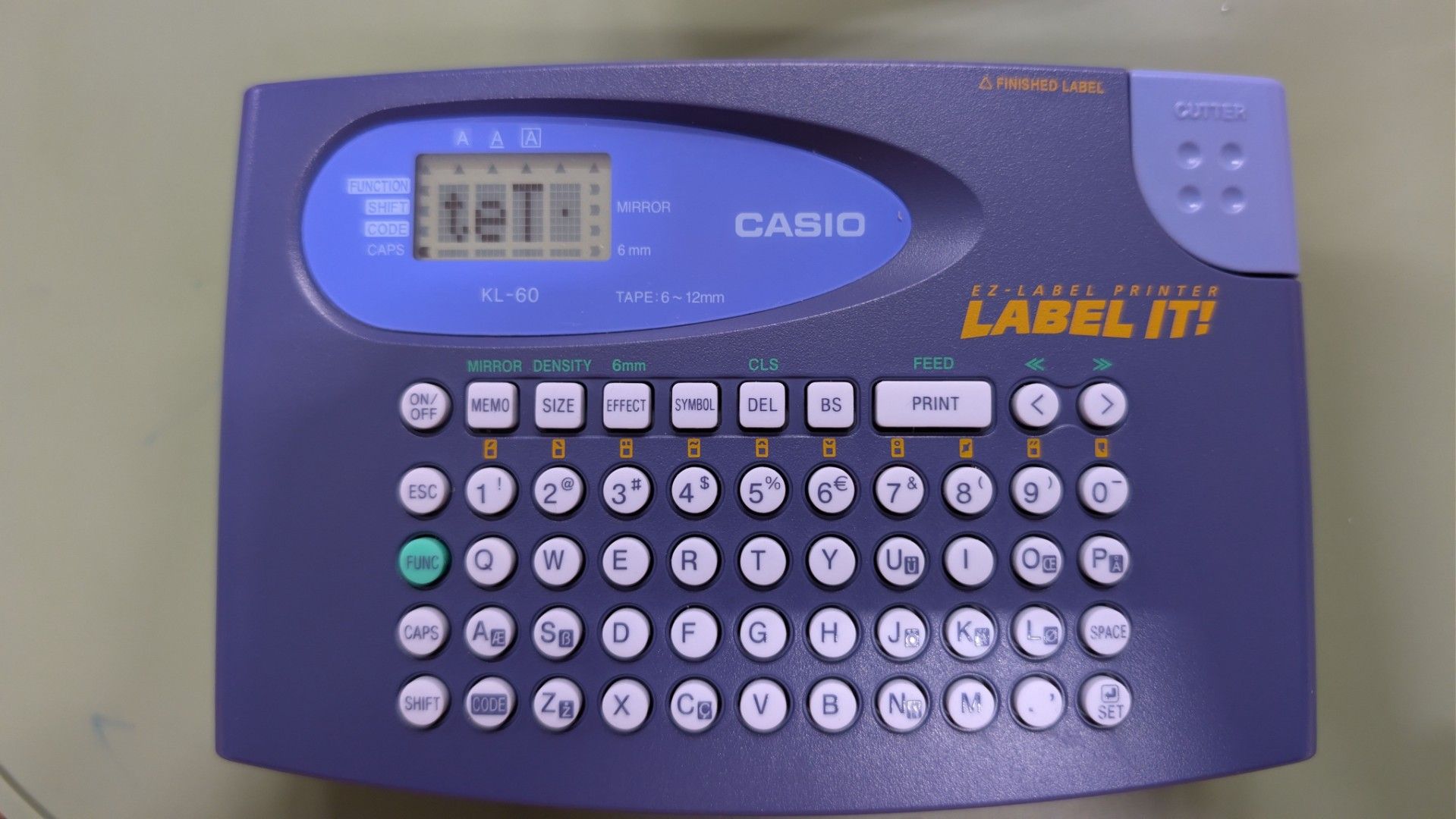 Casio Label Printer KL-60, Computers & Tech, Printers, Scanners & Copiers on Carousell