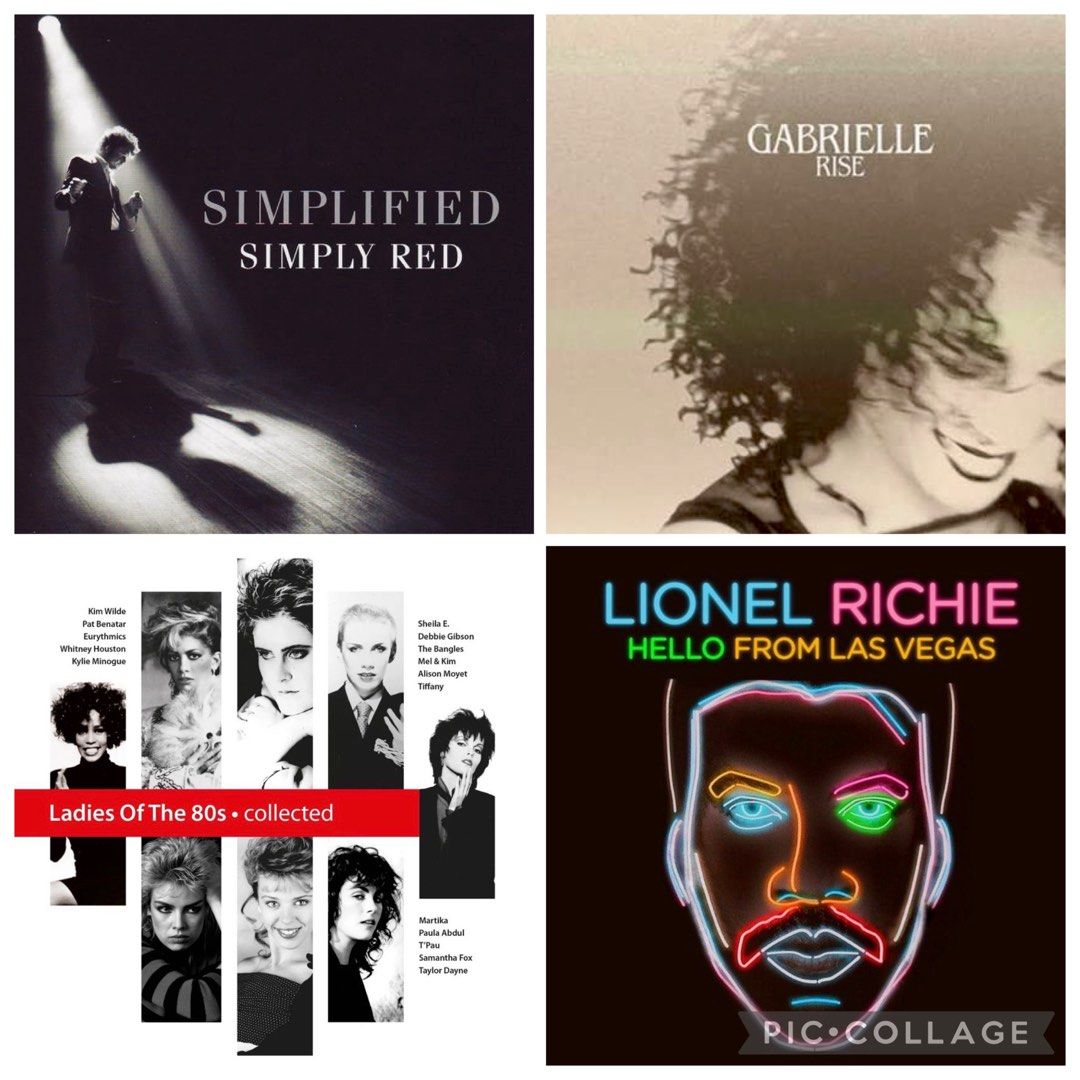 CDs: Simply Red, Gabrielle, Lionel Richie, Ladies of the 80s, Hobbies ...