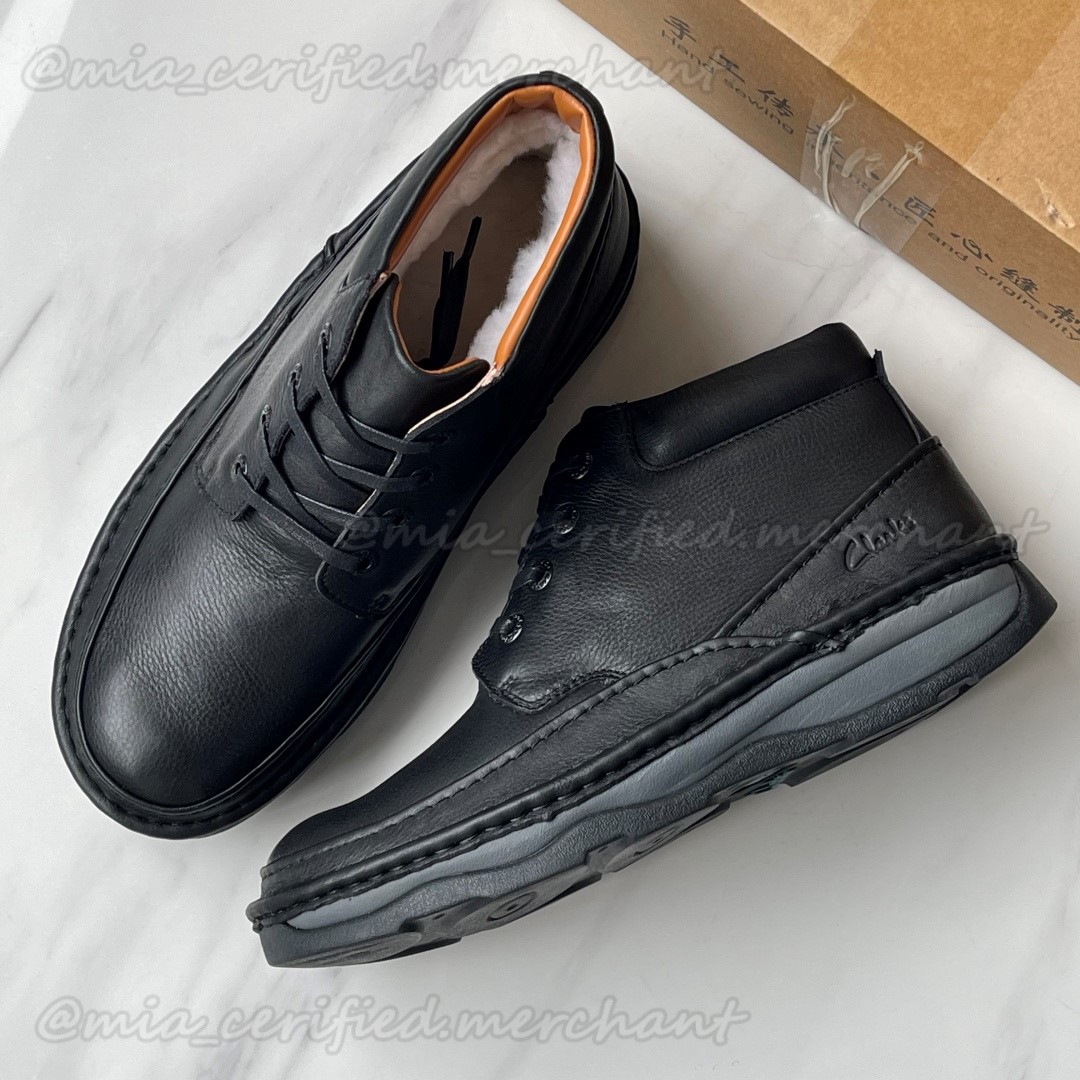 Clarks wool shoes, top-grain cowhide upper, wool lining, sizes 39-44 ...