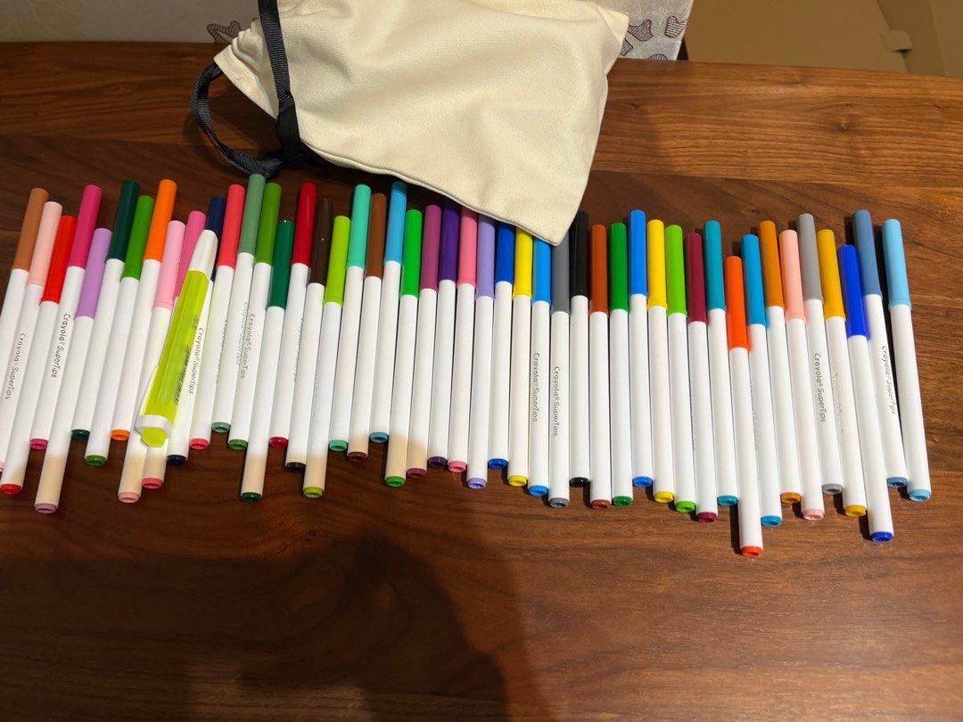 Crayola Supertips Markers - Assorted Colors, Hobbies & Toys, Stationery ...