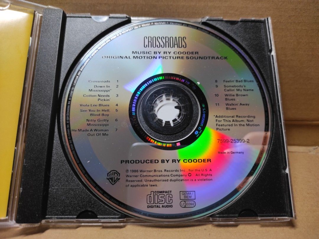 Crossroads (1986) 電影原聲專輯Crossroads (1986) Original Motion Picture ...