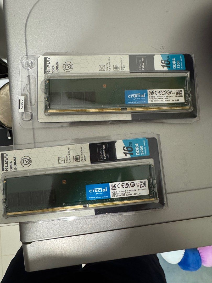 Crucial 8Gb DDR4 3200MHz RAM, Computers & Tech, Parts & Accessories ...