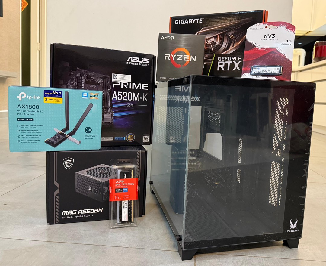 Custom Gaming PC with RTX 3050, Computers & Tech, Desktops on Carousell