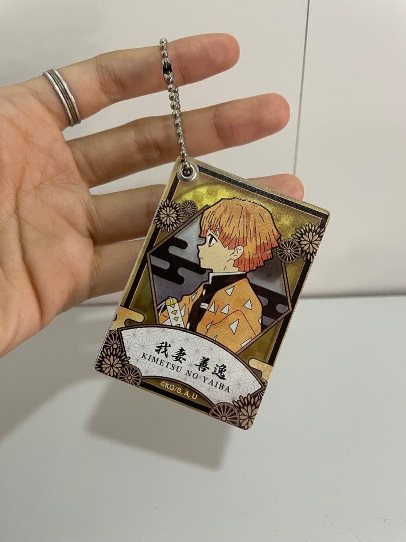 Demon Slayer (Zenitsu) keychain + sliding mirror, Hobbies & Toys ...