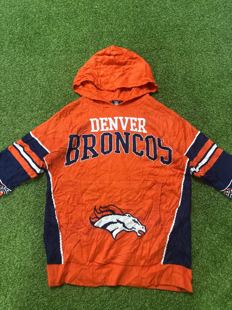 Denver Broncos - FOCO - NFL - Hooded Sweater w/ Big 1960 Logo, Men's ...