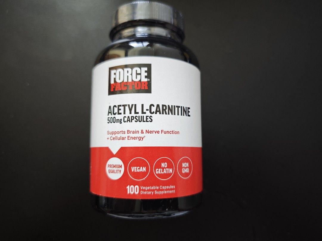 Force Factor Acetyl L-Carnitine 500mg x 100 Capsules, Health ...