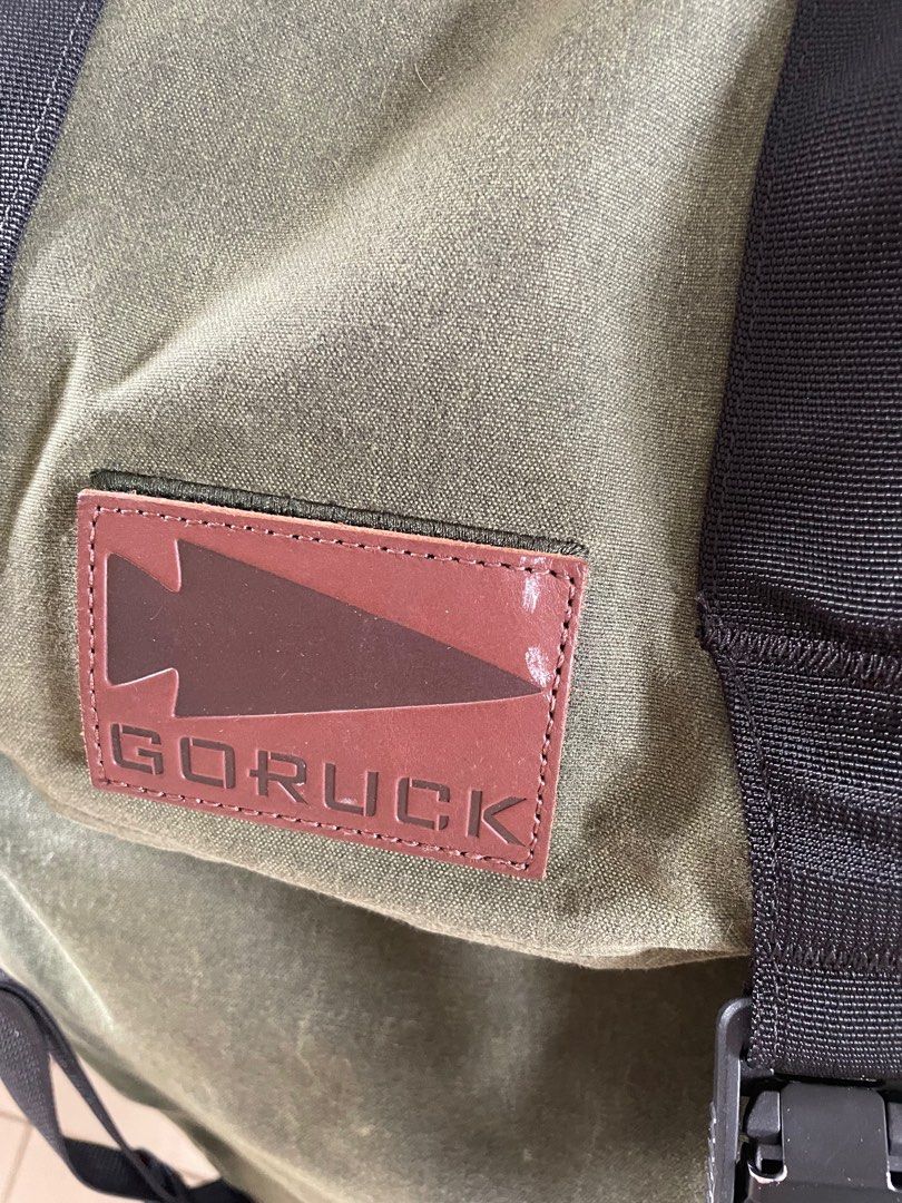GORUCK M23 (21L) Backpack - Waxed Canvas - Green, Men's Fashion, Bags ...