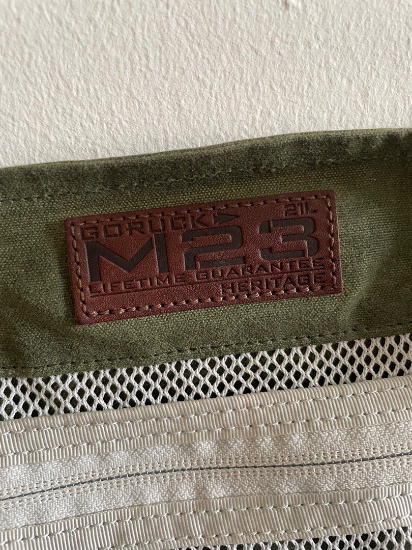 GORUCK M23 (21L) Backpack - Waxed Canvas - Green, Men's Fashion, Bags, Backpacks on Carousell