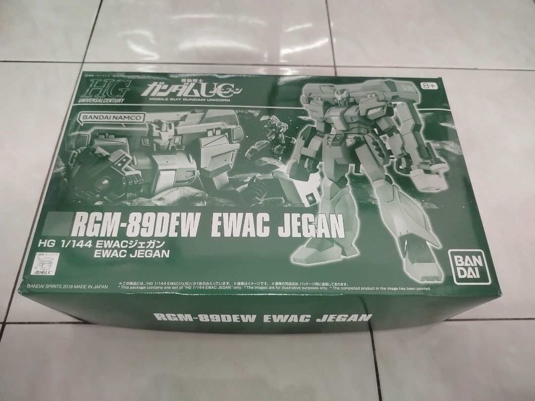 HG RGM-89DEW EWAC JEGAN [Premium Bandai], Hobbies & Toys, Toys & Games ...