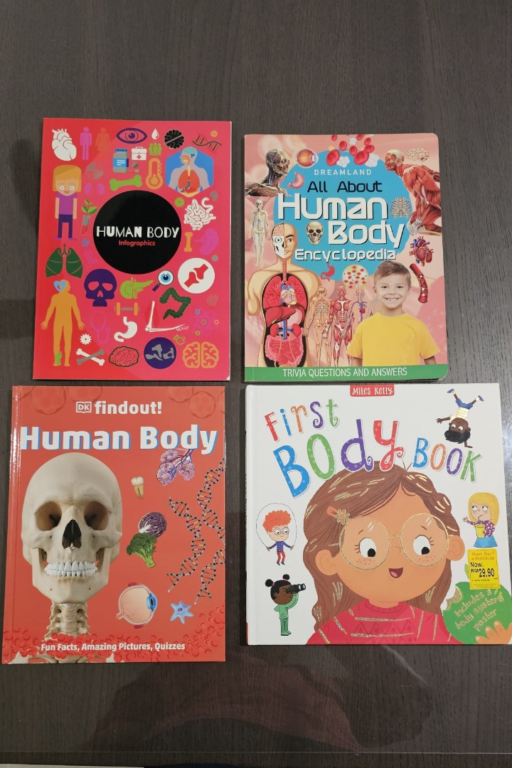 Human Body Educational Books Set, Hobbies & Toys, Books & Magazines ...