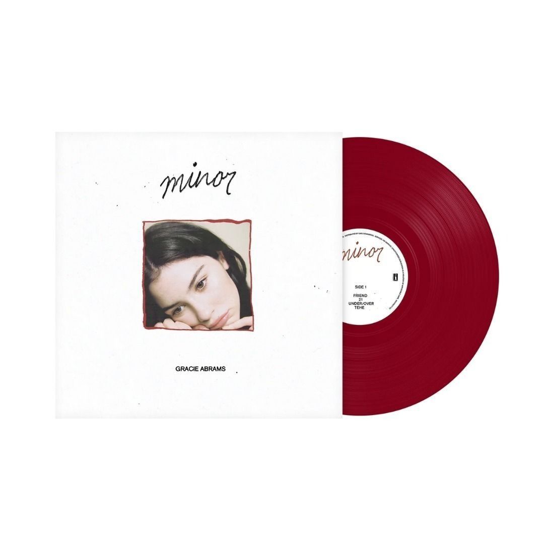 [In Stock] Gracie Abrams - minor (5 Year Anniversary) (Red) Vinyl ...
