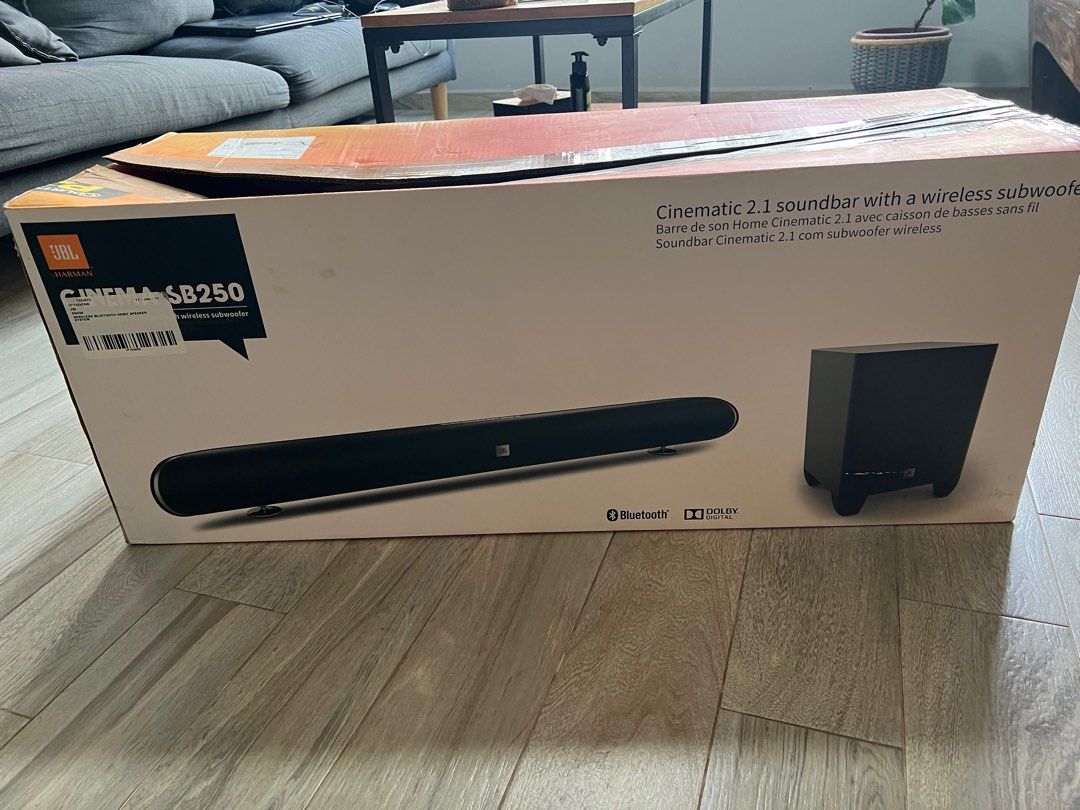 JBL Cinema SB250 2.1 Soundbar only, Audio, Soundbars, Speakers ...