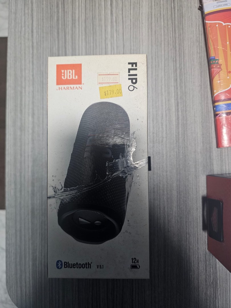 JBL Flip 6 Portable Bluetooth Speaker - Black, Audio, Soundbars ...