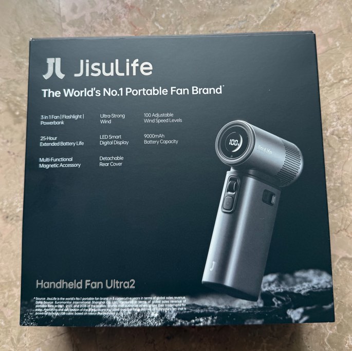 JisuLife Handheld Fan Ultra2 - Dark Gray, Furniture & Home Living ...