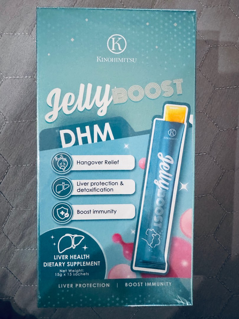 Kinohimitsu JellyBOOST DHM, Health & Nutrition, Health Supplements ...