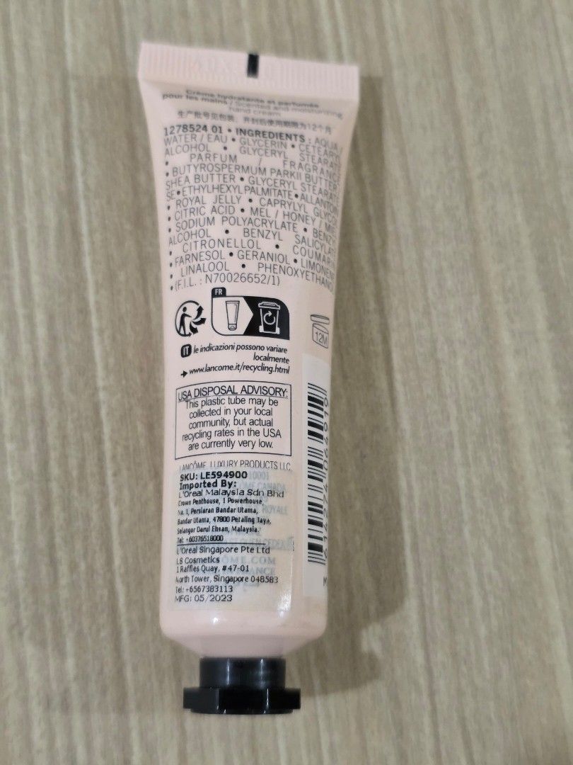 Lancome Idole La Creme Main Hand Cream 30ml, Beauty & Personal Care ...