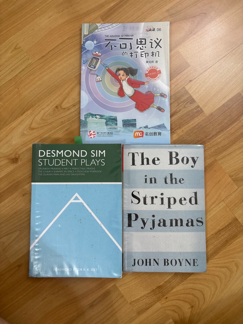 Literature Books 不可思议的打印机 Desmond Sim Student Plays Boy in the Striped ...