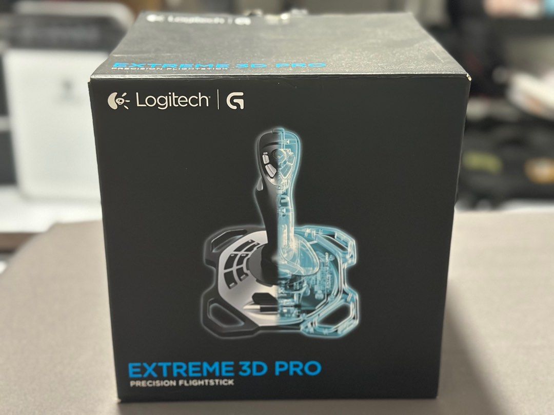 Logitech Extreme 3D Pro Precision Flightstick, Video Gaming, Gaming ...