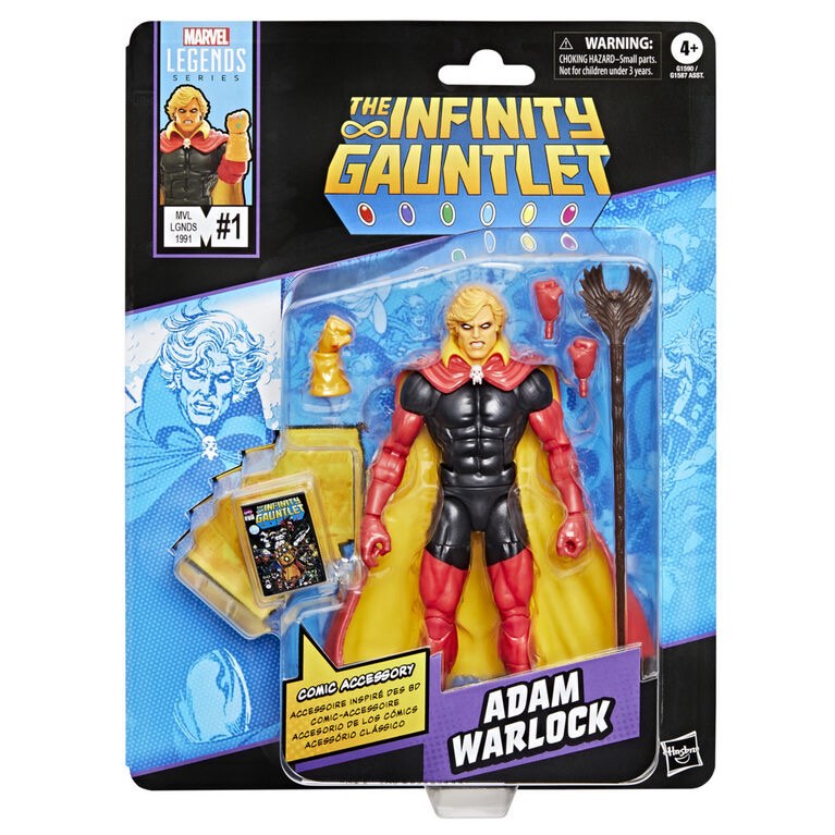 Marvel Legends Series Adam Warlock Infinity Gauntlet Comics Retro ...