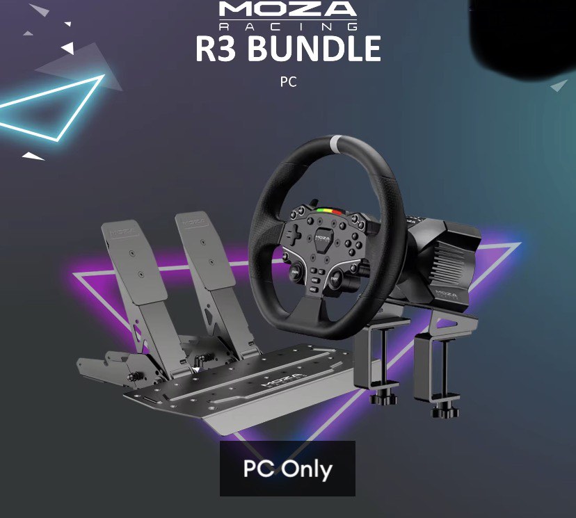 Moza R3 Sim Racing Bundle, Video Gaming, Video Games, Others on Carousell