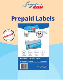 Singpost Prepaid Label 20s Pack, Hobbies & Toys, Memorabilia ...