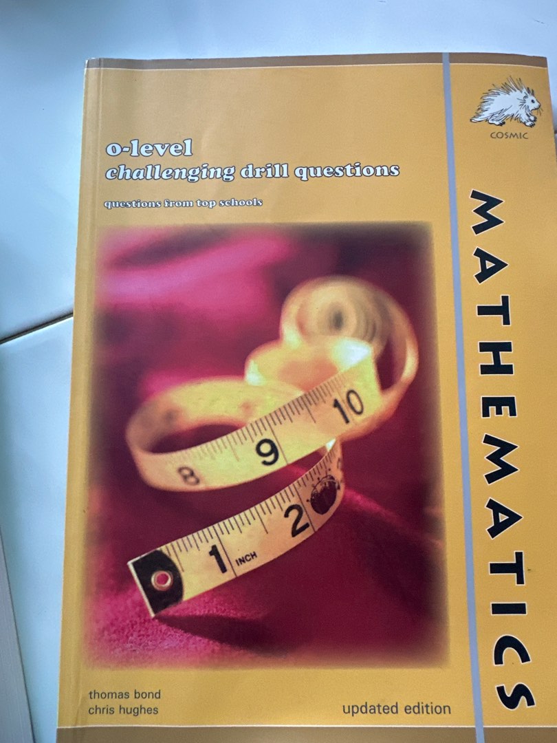 O-Level Challenging Drill Questions Mathematics Textbook, Hobbies ...