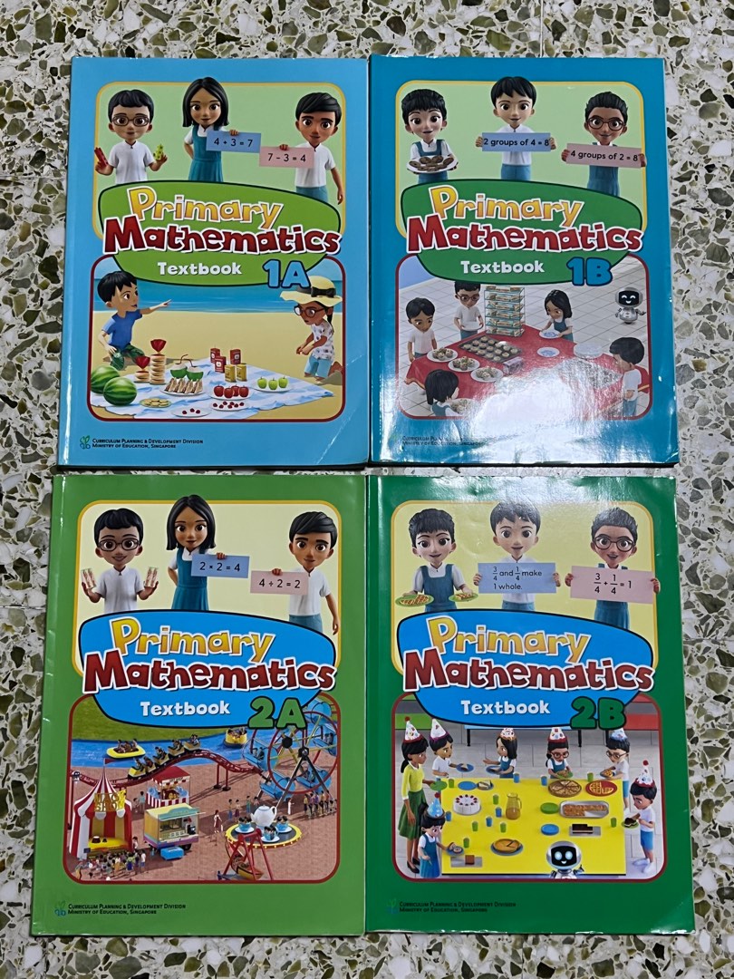 P1 and P2 math textbooks, Hobbies & Toys, Books & Magazines, Textbooks ...