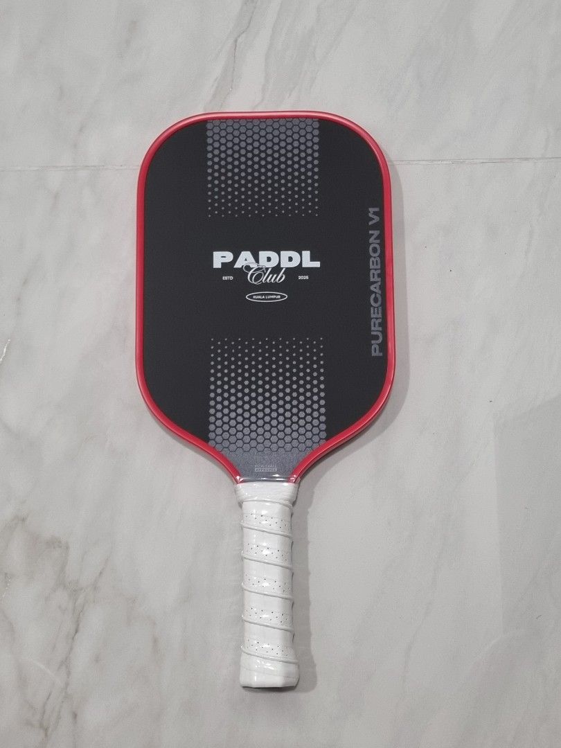 PADDL Club PureCarbon V1 T700 Carbon Fibre Pickleball Paddle, Sports ...