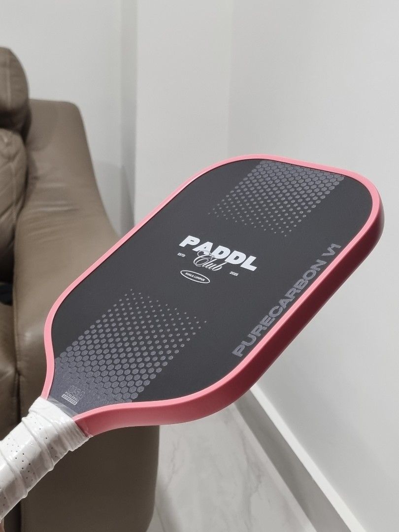 PADDL Club PureCarbon V1 T700 Carbon Fibre Pickleball Paddle, Sports ...