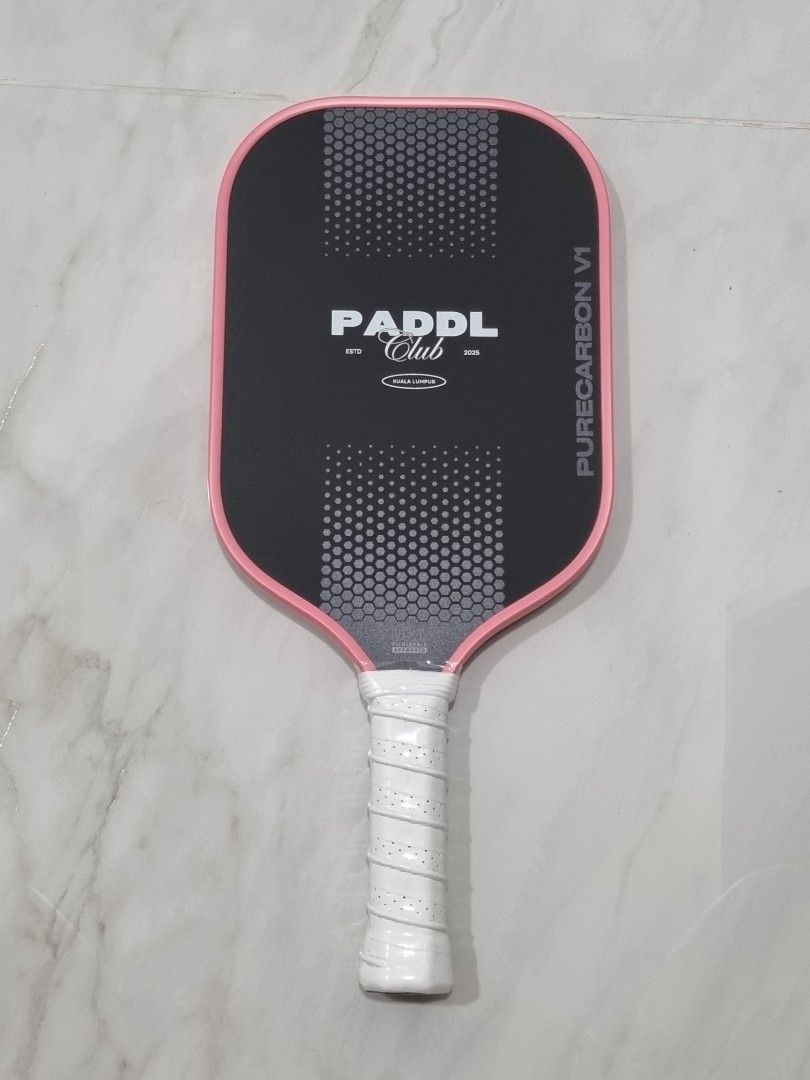 PADDL Club PureCarbon V1 T700 Carbon Fibre Pickleball Paddle, Sports ...