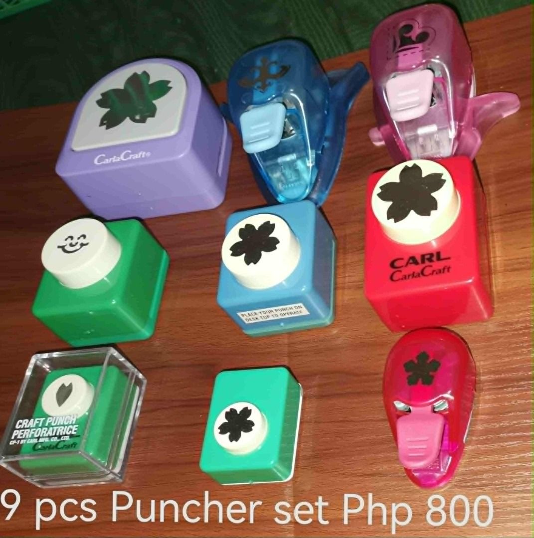 Paper Puncher set, Hobbies & Toys, Stationary & Craft, Other Stationery ...