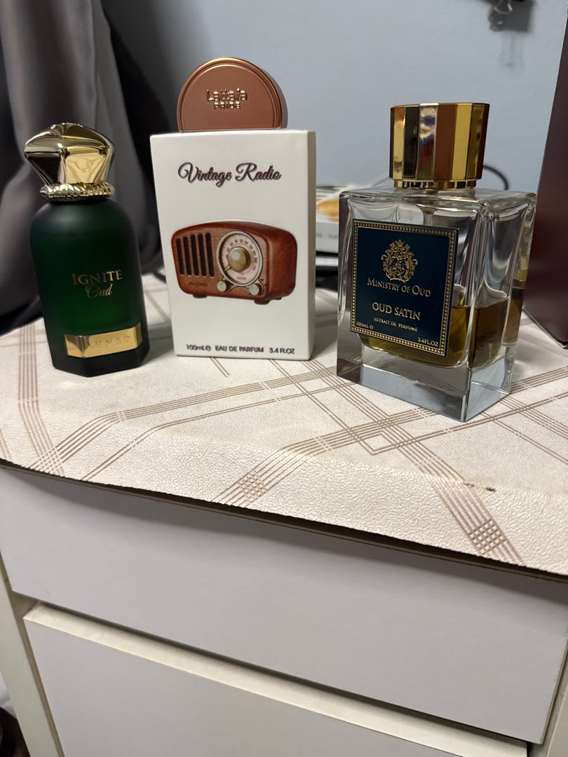 Perfumes - Ignite Oud, Vintage Radio, Oud Satin, Beauty & Personal Care ...