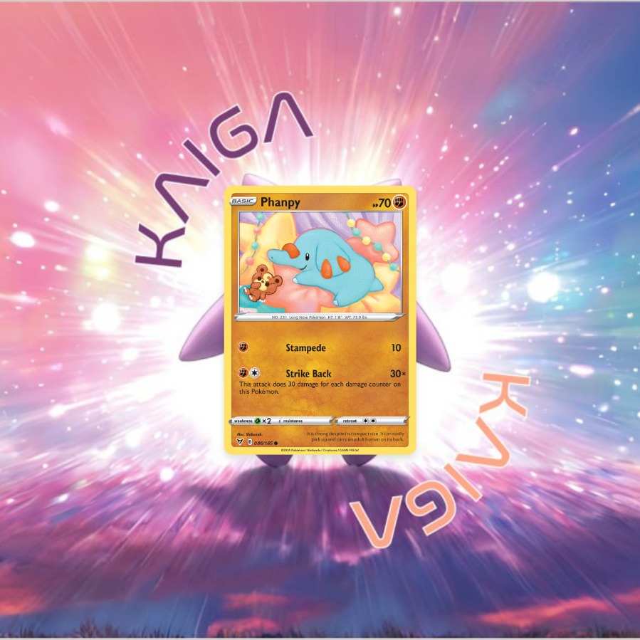 [/Phanpy] Pokemon TCG English Phanpy 086/185, Hobbies & Toys, Toys ...