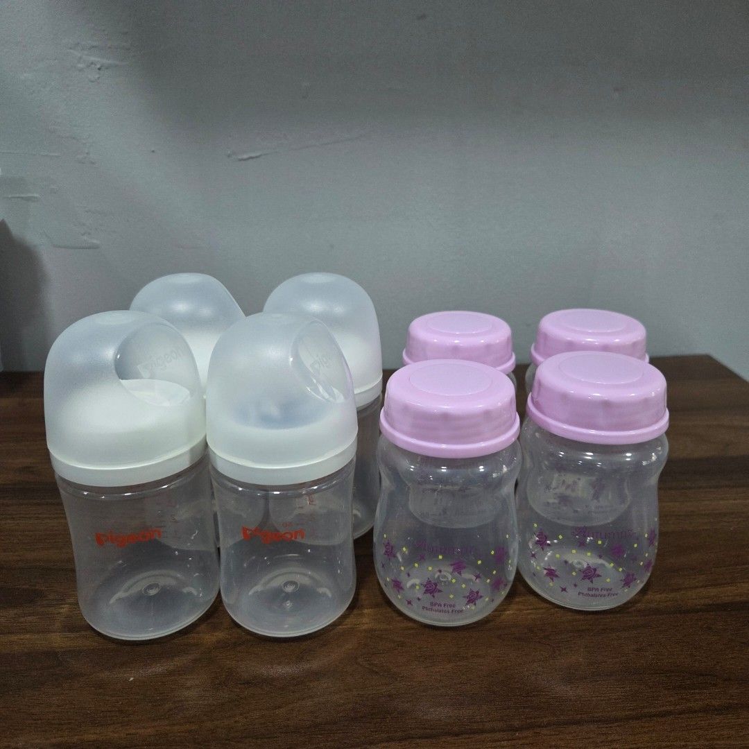 Pigeon 3rd Gen 5oz Feeding Bottle Autumz 7oz Storage Bottle Wide Neck ...