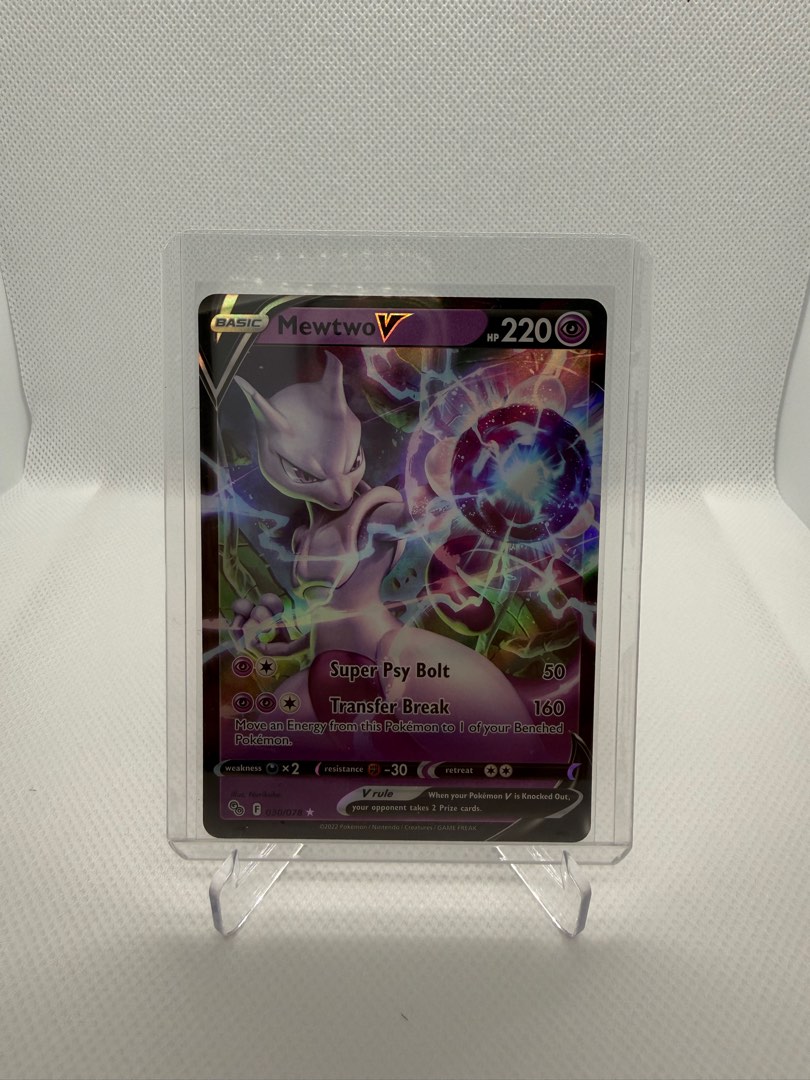 Pokemon Card Japanese Mewtwo V #30 Pokemon Go, Hobbies & Toys, Toys ...