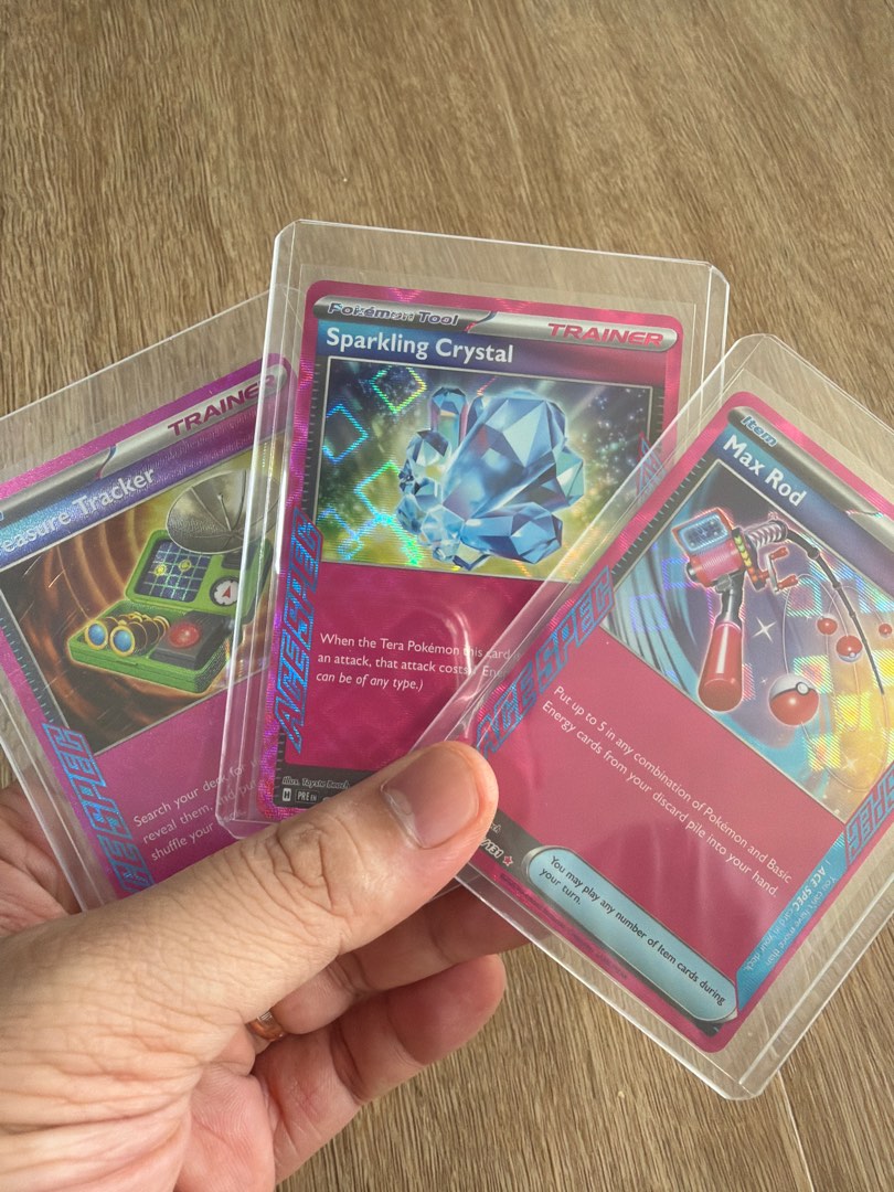 Pokemon Trainer Cards - Sparkling Crystal, Max Rod, and more!, Hobbies ...
