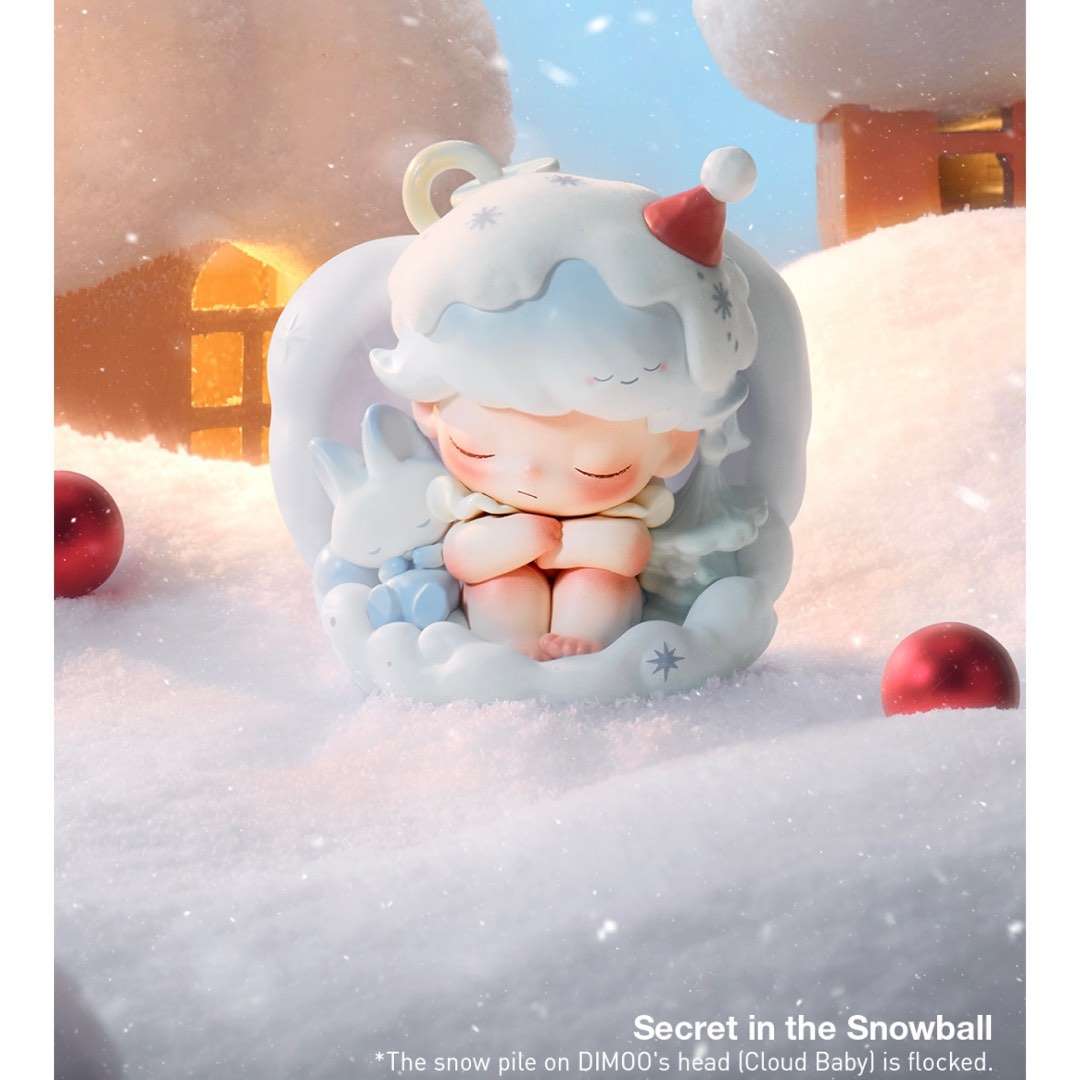 POPMART DIMOO Secret in the Snowball Figure Apple of My Eye Series ...