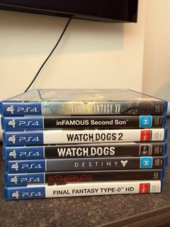 PS4 PS5 Games - Ys IX Monstrum Nox, Dragon Quest, Crisis Core Final Fantasy VII FF7 Remake ...