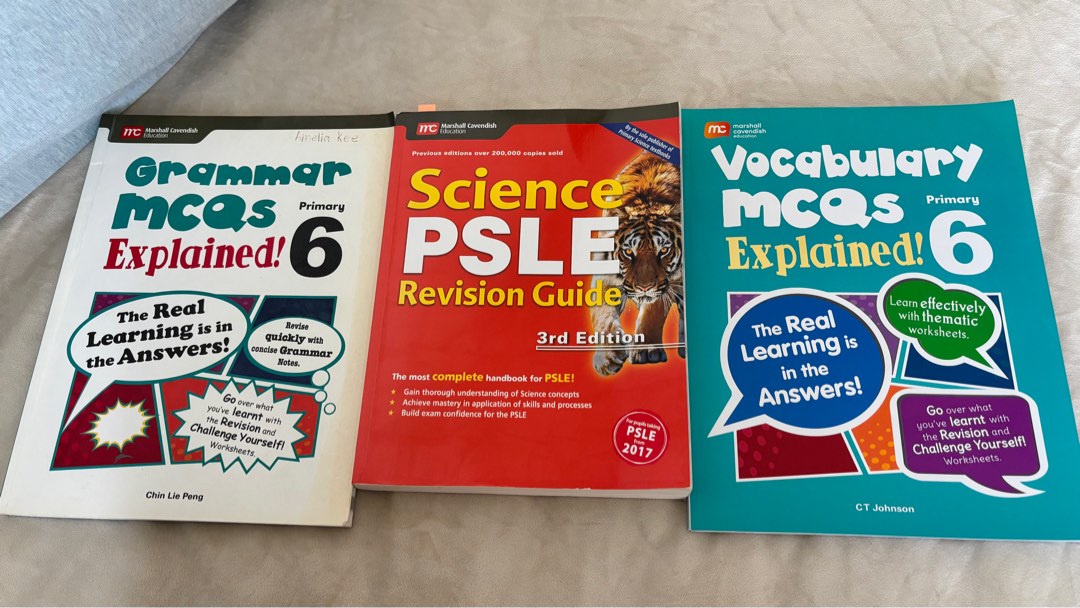 PSLE Revision Guide & MCQs Explained! 6 Books, Hobbies & Toys, Books ...