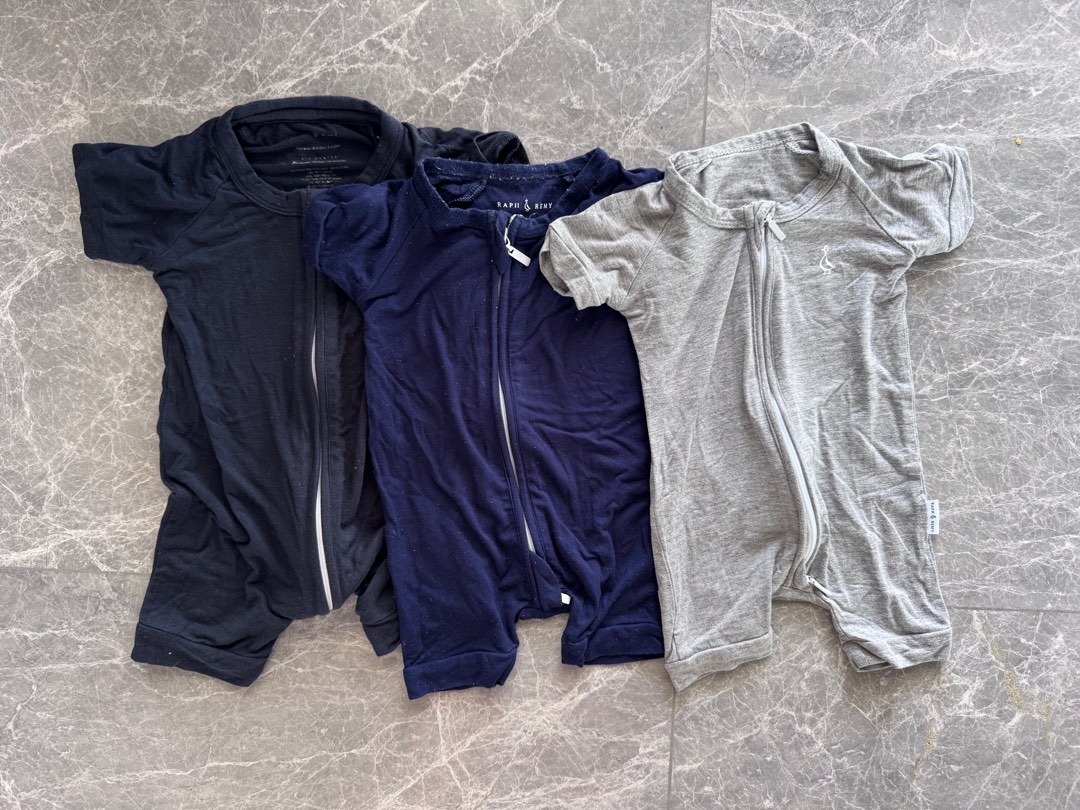 Raph & Remy bamboo sleep suit onesie, Babies & Kids, Babies & Kids ...