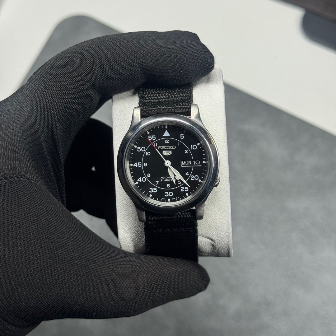 Seiko 5 Military Field Watch SNK809K, Men's Fashion, Watches ...